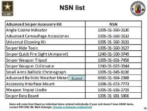 B5 Systems: The Army Selected Stock for the M110 Rifle with NSN