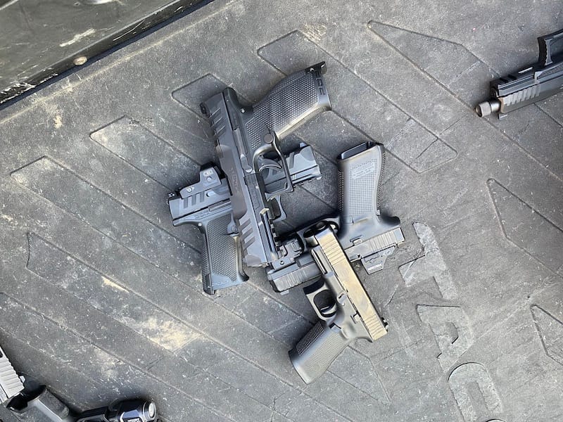 Duty Pistol Round Up: Walther PDP vs Springfield Echelon vs Glock 45 ...
