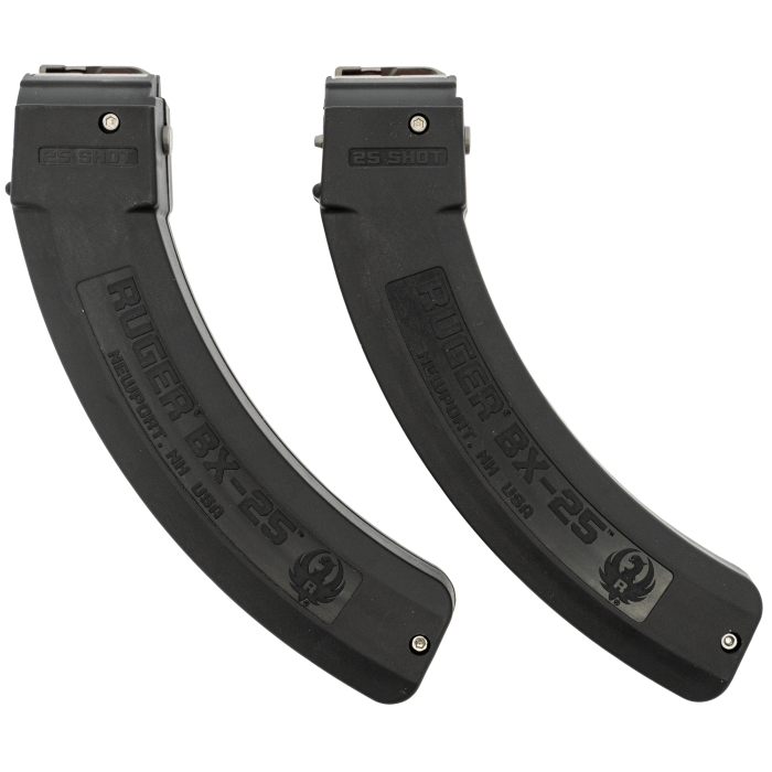 2 Pack Ruger BX-25 10/22 .22LR 25-Round Magazine