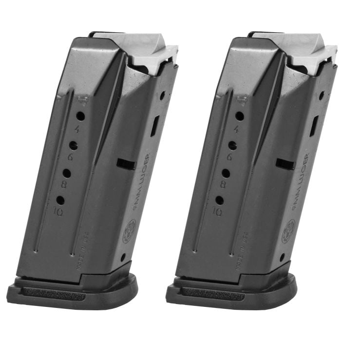 2 Pack Ruger Security-9 Compact 9mm 10-Round Magazine