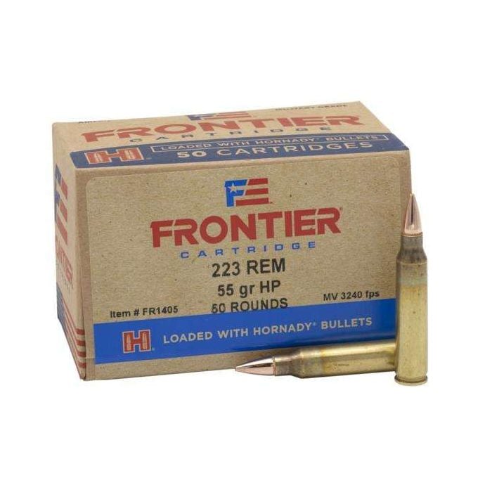 Hornady Frontier .223 Remington Ammo 55gr HPM 50-Rounds
