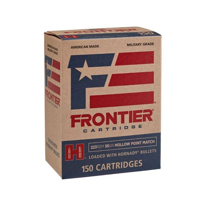 Hornady Frontier .223 Remington Ammo 55gr HPM 150 Rounds