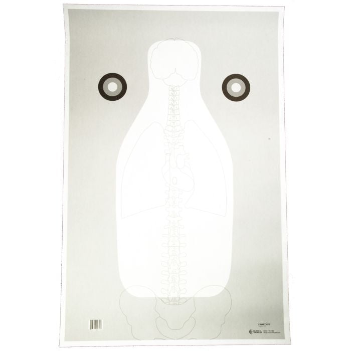 Action Target FBI Q Target w/ Vital Anatomy V2 Target 100-Pack