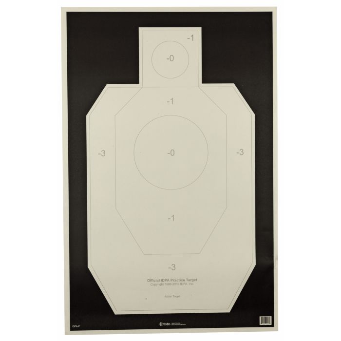 Action Target Official IDPA Practice Target 100-Pack