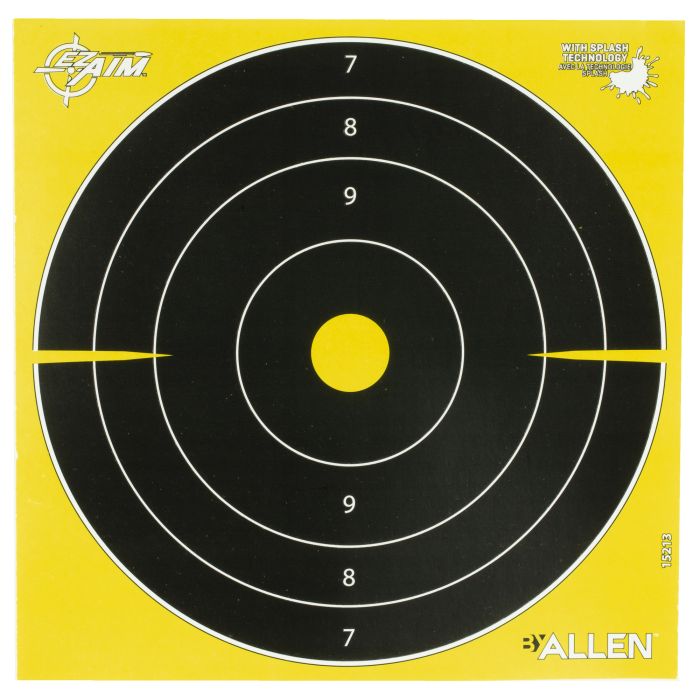 Allen EZ Aim Non-Adhesive Bullseye Target 8"x8" 25-Pack