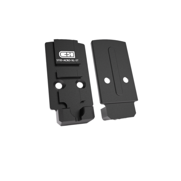 C&H Precision Steel Optics Mounting Plate for Staccato DUO