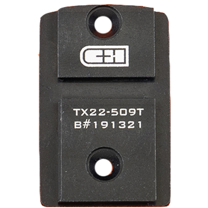 C&H Precision Holosun 509T Optics Mounting Plate for Taurus TX22 Pistols