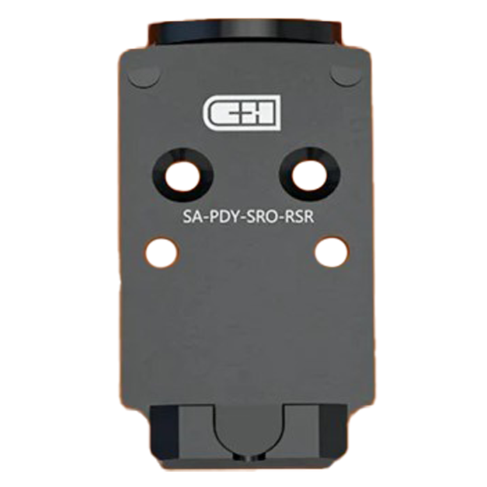 C&H Precision Trijicon SRO Optics Mounting Plate with Rear Sight for ...