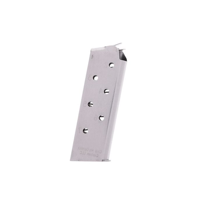 CMC Products Match-Grade 1911 Compact .45 ACP 7-Round Stainless Steel ...