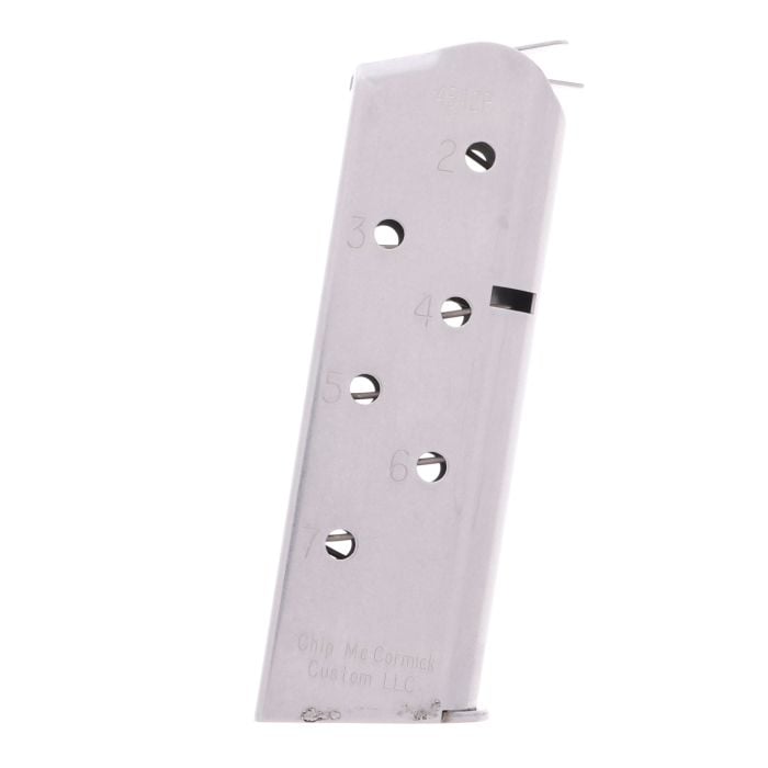 CMC Products Match-Grade 1911 Compact .45 ACP 7-Round Stainless Steel ...
