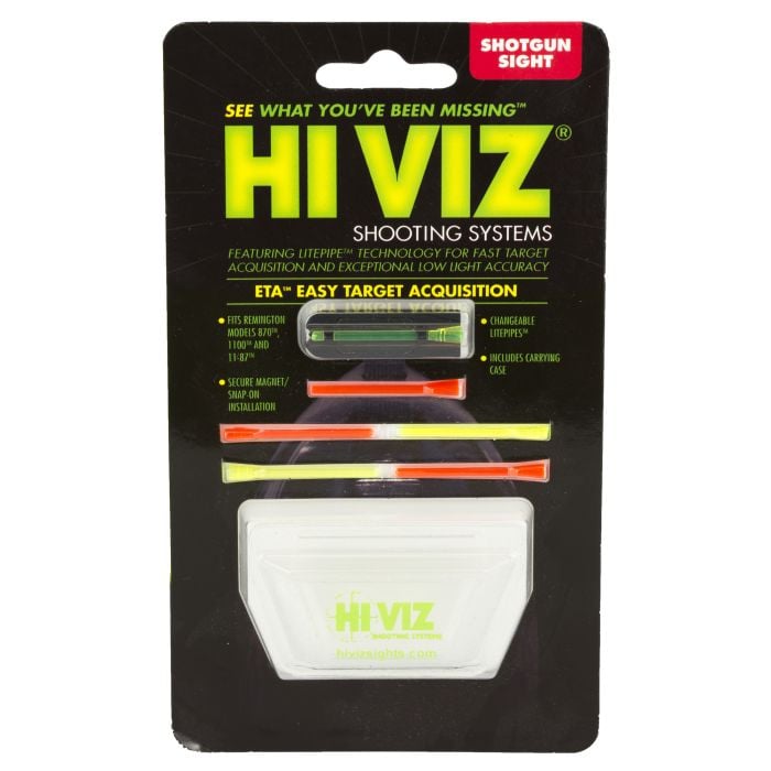 Hi Viz Litepipe ETA Magnetic Front Sight with Interchangeable Litepipes ...