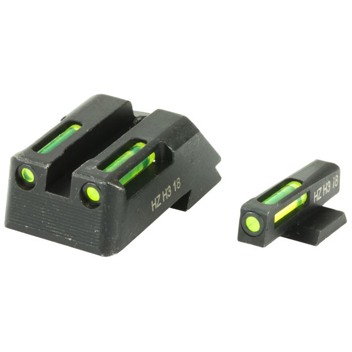 Hi Viz LiteWave H3 Tritium / Litepipe Night Sight Set for Kimber 1911s