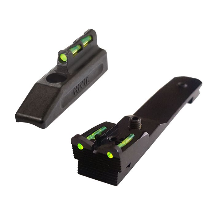 Hi Viz LiteWave Sight Set with Interchangeable Litepipes for Henry H001 ...
