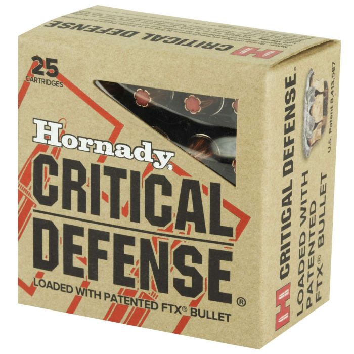 Hornady Critical Defense .32 H&R Magnum Ammo 80gr FTX 25 Rounds Hornady Critical Defense .32 H&R Magnum Ammo 80gr FTX 25 Rounds