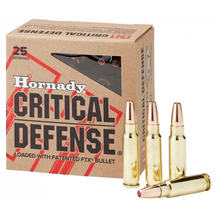 Hornady Critical Defense 5.7x28mm Ammo 40gr FTX 25 Rounds