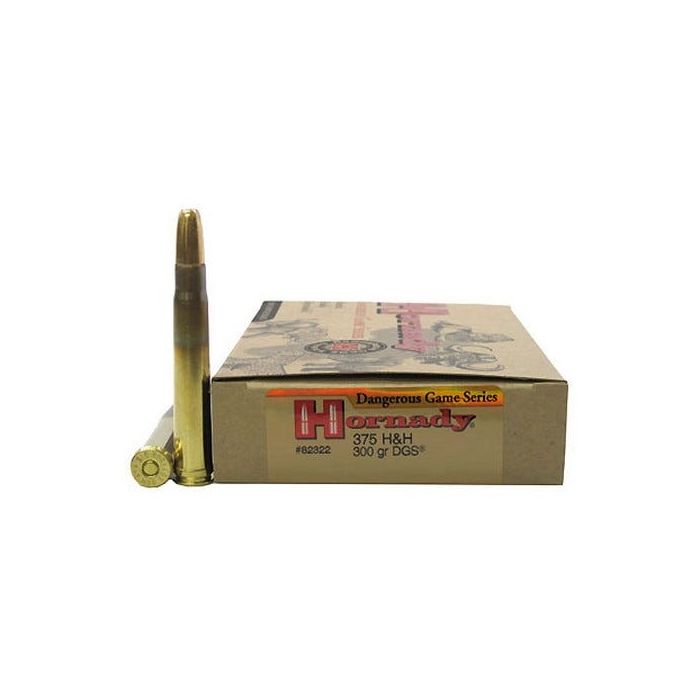 Hornady Dangerous Game .375 H&H Magnum Ammo 300gr DGS 20 Rounds