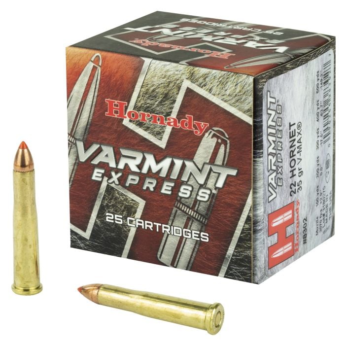 Hornady Varmint Express .22 Hornet 35gr V-Max 25 Rounds