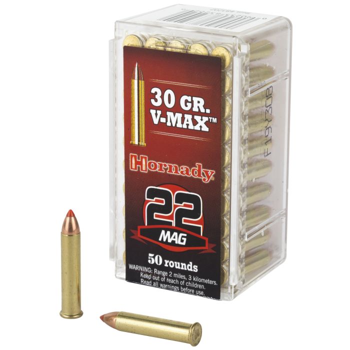 Hornady Varmint Express 22WMR 30gr V-Max 50 Rounds