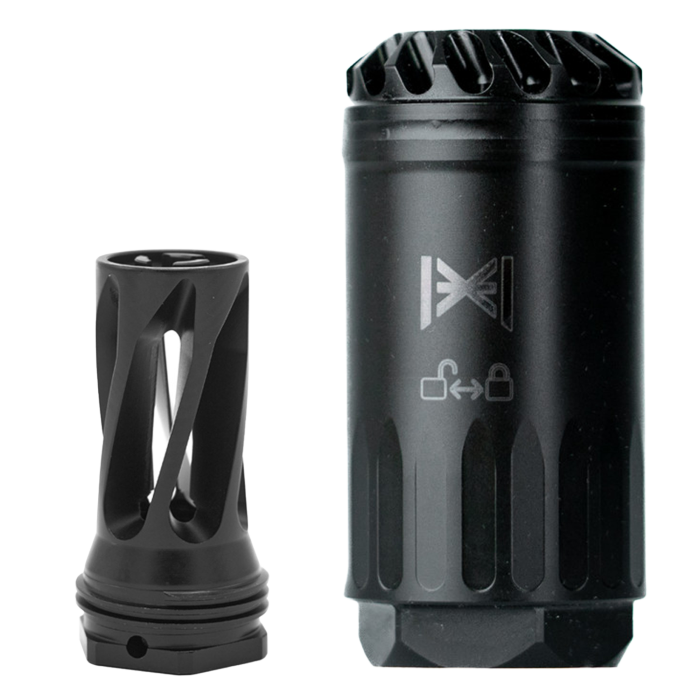 HuxWrx Safety Company Blastphemy Blast Deflector w/ QD 556 1/2x28 Flash ...