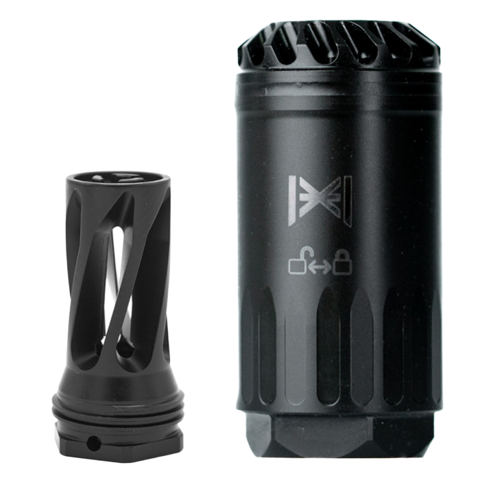 muzzle brake suppressor combo