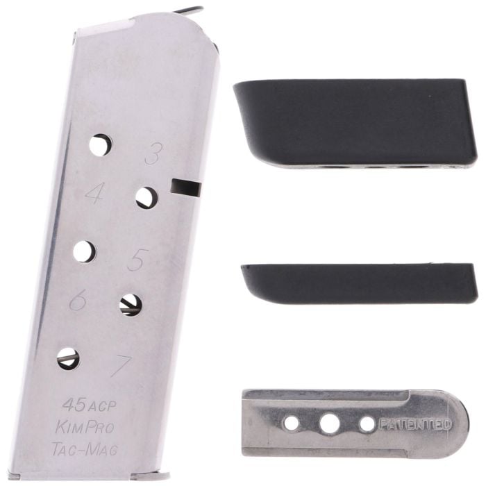 Kimber 1911 KimPro Tac-Mag .45 ACP Stainless Steel Compact 7-Round Magazine