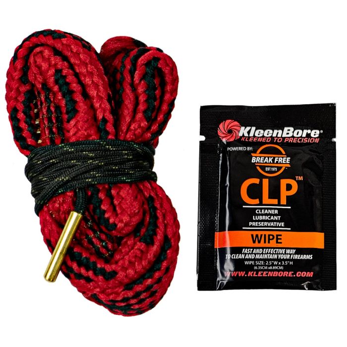 KleenBore Kwik Kleen Bore Rope Cleaner / CLP Wipe Combo