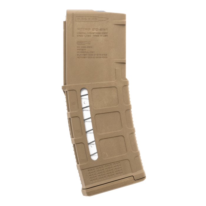Case of 100 Magpul PMAG GEN M3 Window AR-15 .223 / 5.56 30-Round Magazine - MCT