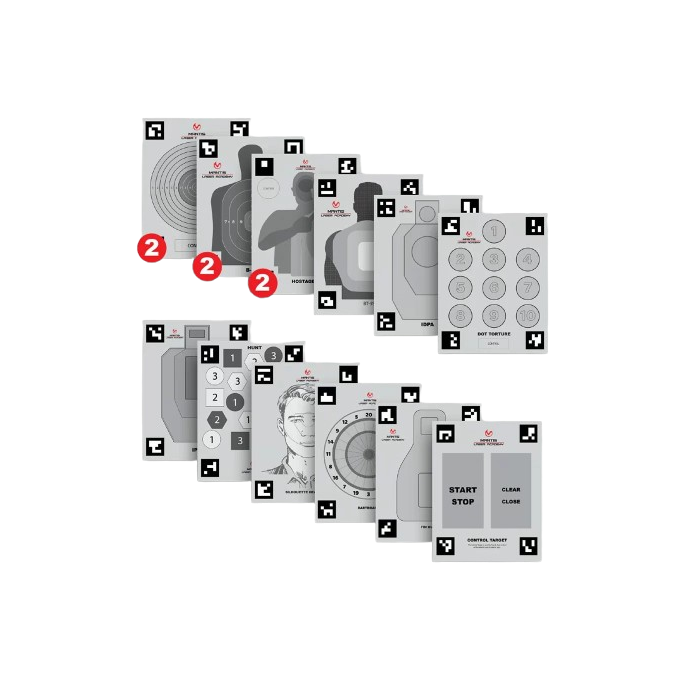 Mantis Laser Academy Standard Smart Targets 12-Pack