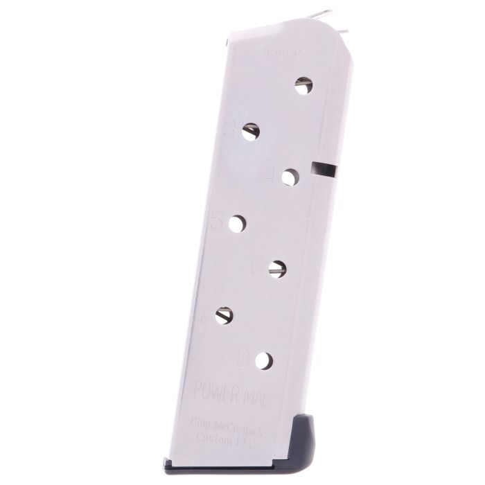 CMC Products Power Mag 1911 Compact .45 ACP 8-Round Stainless Steel ...