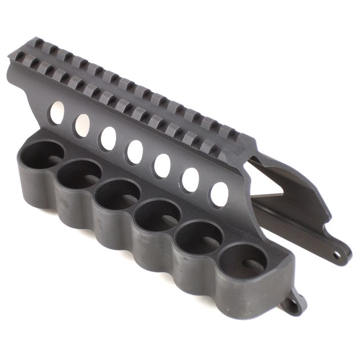 Mesa Tactical SureShell 6-Shot Side Saddle with Rail for Remington 870 ...