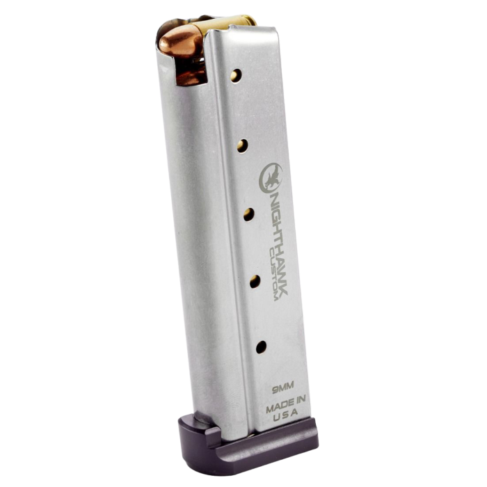 Nighthawk Custom Government 1911 9mm 10-Round Magazine w/ Aluminum Basepad