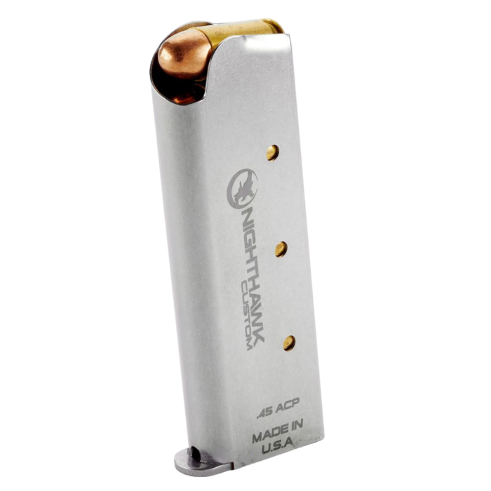 Nighthawk Custom Officer 1911 .45ACP 7-Round Magazine w/ No Basepad