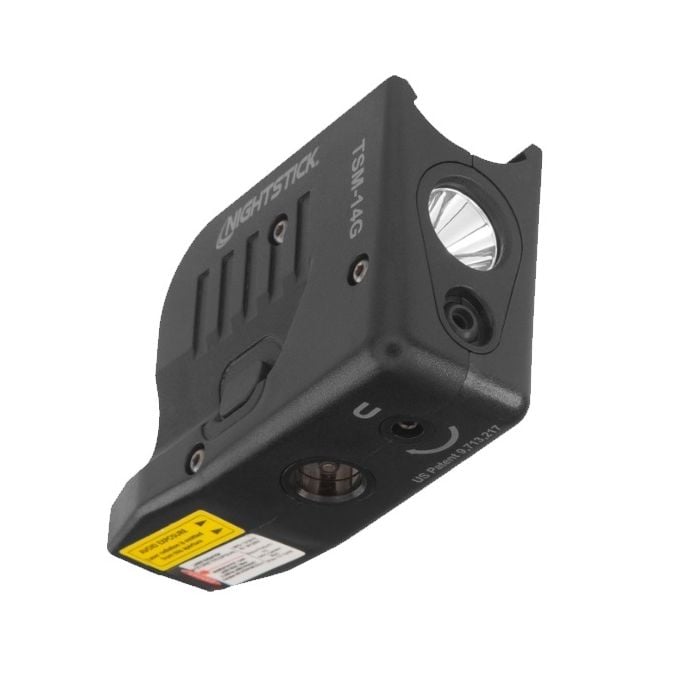 Nightstick Subcompact Weapon Light w/ Green Laser for Glock G43X MOS ...