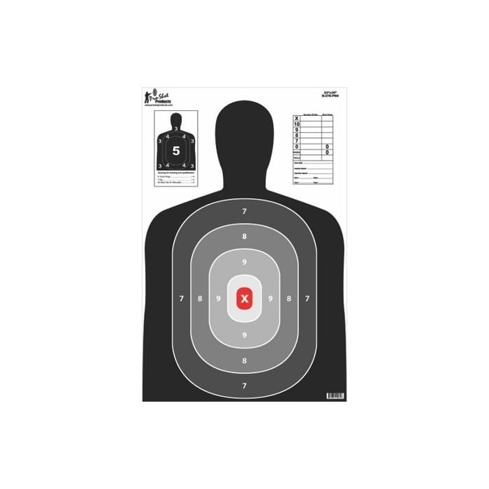 Pro-Shot Products 23x35" B27-E Pro Silhouette Target 5-Pack