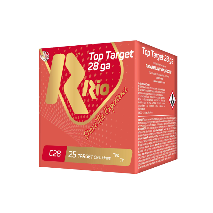 Rio Shotshells Top Target 28 Gauge 2.75" #8 3/4oz 25 Rounds