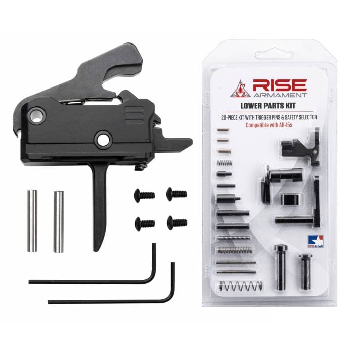 RISE Armament AR-15 RAVE Trigger with Lower Parts Kit