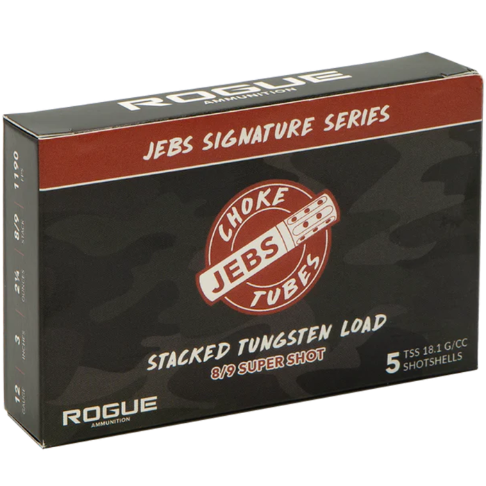Rogue Ammunition JEBS Signature Series 3" 12 Gauge Ammo 2 1/4oz #8/9 ...