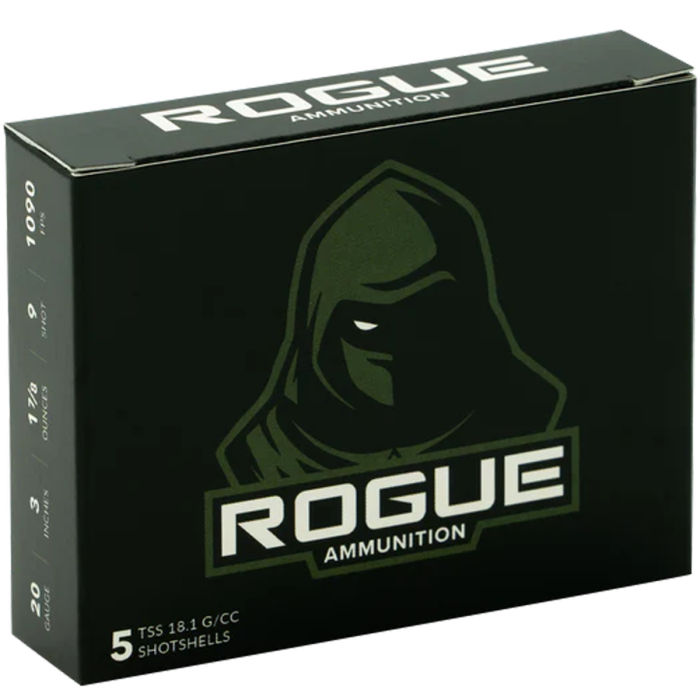 Rogue Ammunition Turkey Load 3" 20 Gauge Ammo 1 7/8oz #9 Shot 5 Shells