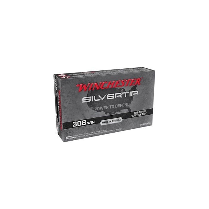 Winchester Silvertip .308 Winchester Ammo 150gr Defense Tip 20 Rounds