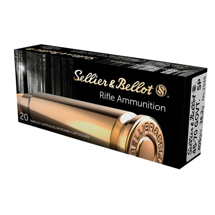 Sellier & Bellot 45-70 Govt Ammo 405gr Soft Point 20 Rounds