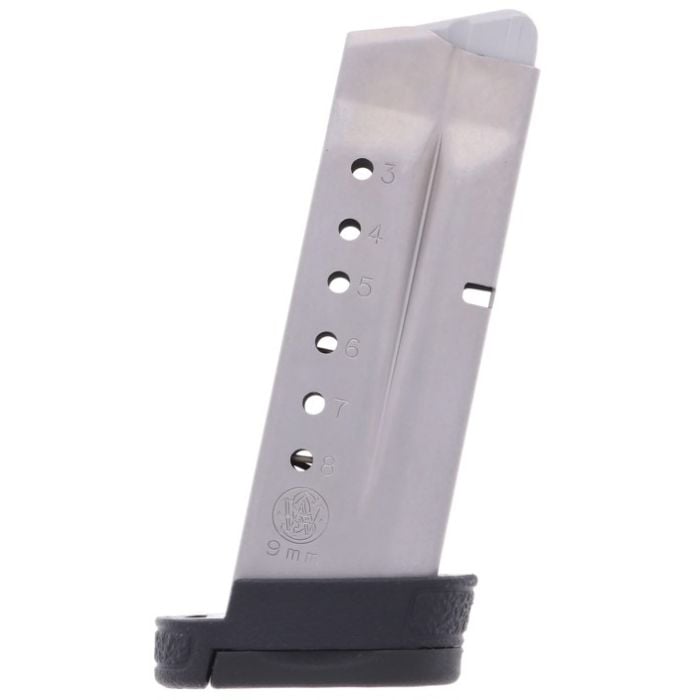Smith & Wesson S&W M&P Shield 9mm 8-Round Stainless Steel Factory Magazine