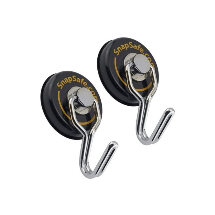 SnapSafe Magnetic Swivel Hooks 2-Pack