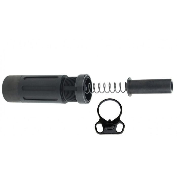 TacFire AR-15 3.5" Short Buffer Tube Kit w/ Ambidextrous End Plate