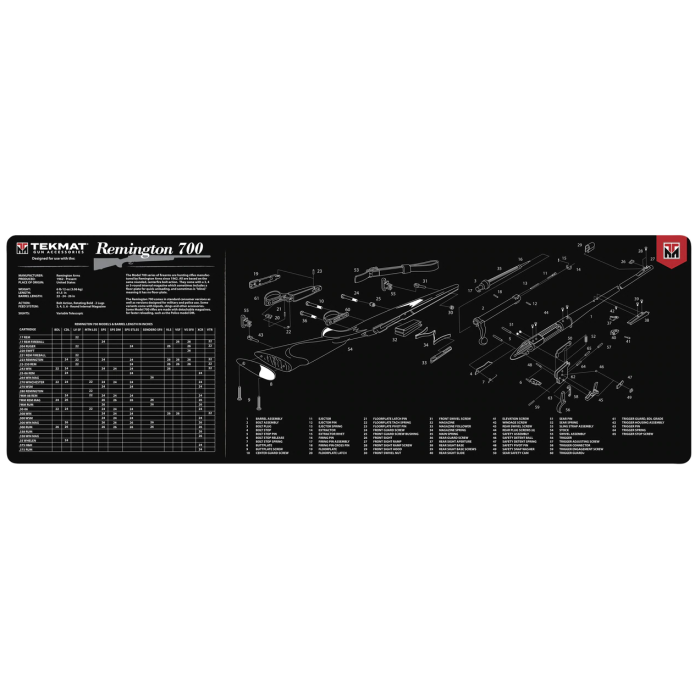 TekMat Ultra Premium Rifle Cleaning Mat Remington 700