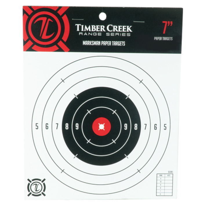 Timber Creek Outdoors Marksman 7" Paper Targets 15-Pack