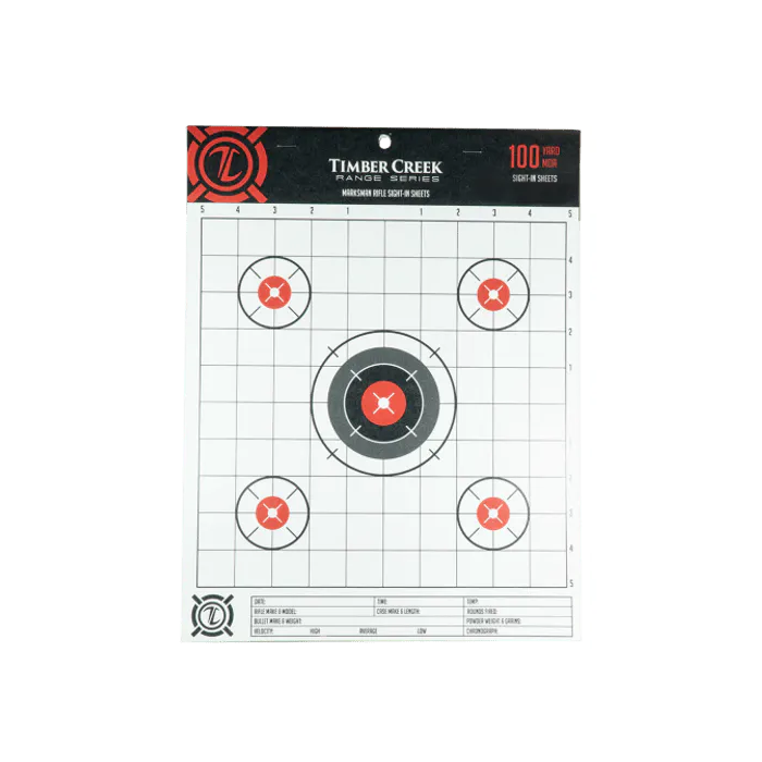 Timber Creek Outdoors Marksman Rifle Sight-In 10" Paper Targets 15-Pack