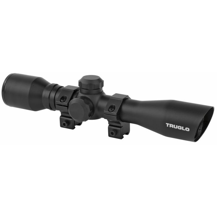 Truglo 4x32mm Compact Rimfire Rifle Scope with Rings