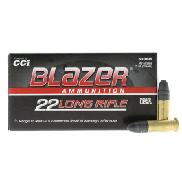 CCI Blazer High Velocity .22 LR Ammo 40gr LRN 50 Rounds