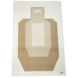 Action Target IPSC Paper Target w/ Visible Scoring Zones Target 100-Pack