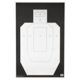 Action Target High Visibility IPSC / USPSA Target 100-Pack